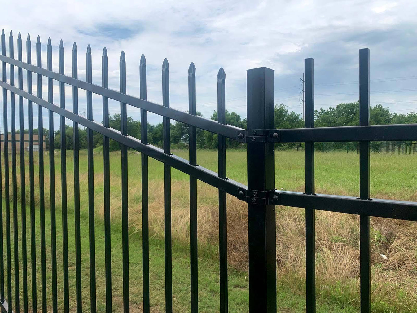 Galvanized Ornamental Steel Fence Posts | Betafence